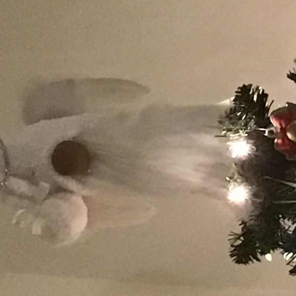 Angel Gnome, Tree Topper, Memorial Gnome Holiday Gnome, Christmas ...
