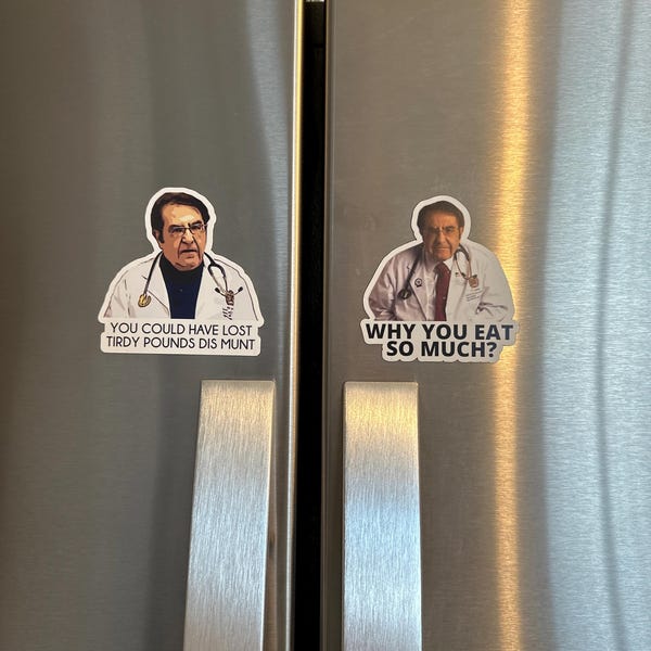 Dr. Nowzaradan Meme Sticker pizza is Not Party of Your Diet Funny ...