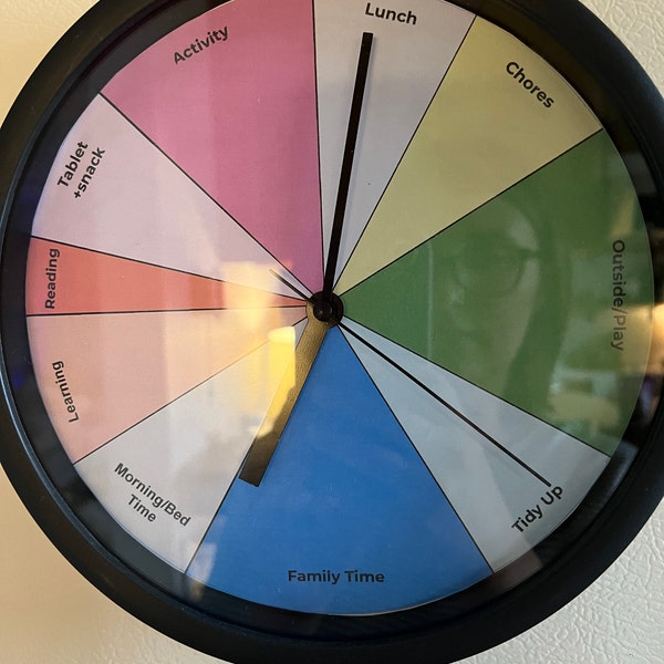 Custom Summer Clock Schedule Template - as Seen on Tiktok - Etsy