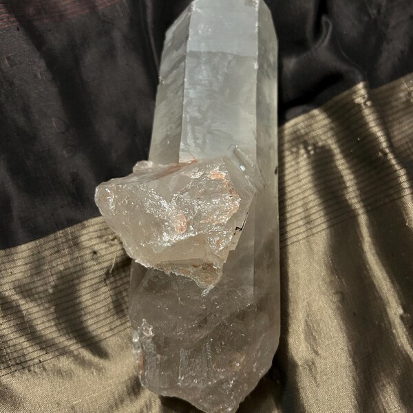 Large Moroccan Quartz Cluster With Stunning Calcite and Hematite ...