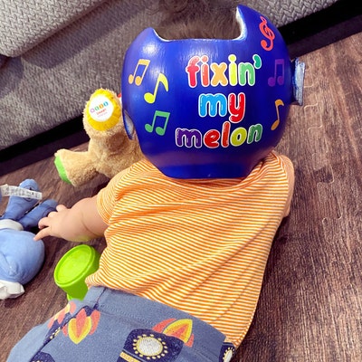 Custom Design Doc Band Decoration Decals, Stickers, Cranial Helmet ...