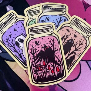 Complete Cryptid Buddy Sticker Pack Fantasy Mothman Sasquatch Bigfoot ...