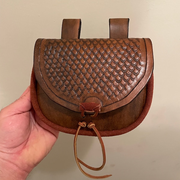 Leather Viking Belt Pouch Pattern / Digital Download / Viking Serpent ...