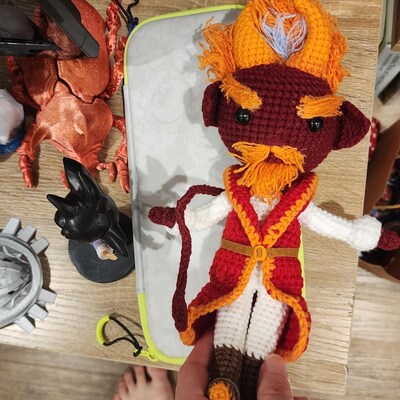 FNF True Expunged Plush, Custom FNF Crochet Doll - Etsy