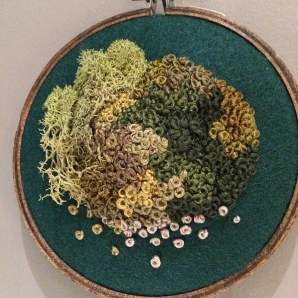 How to Make a Moss Embroidery Tutorial Video - Etsy