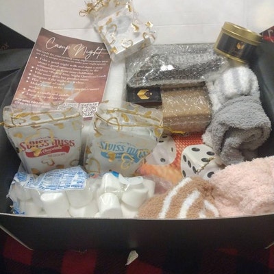 Date Night in A Box Camp Night Wedding Gift Home Date Ideas Gift Box ...