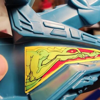 Masters of the Universe Wind Raider MOTU Replacement Stickers/labels ...