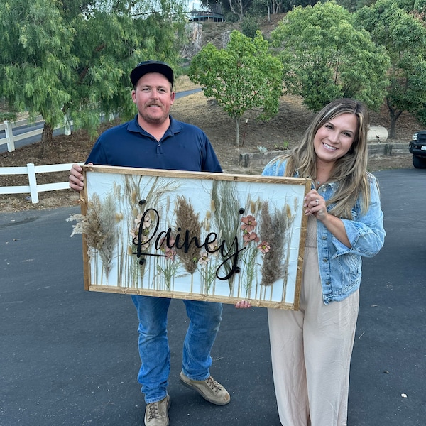 Personalized Cowhide Wedding Backer, Nursery Sign, Rug, Western Decor ...