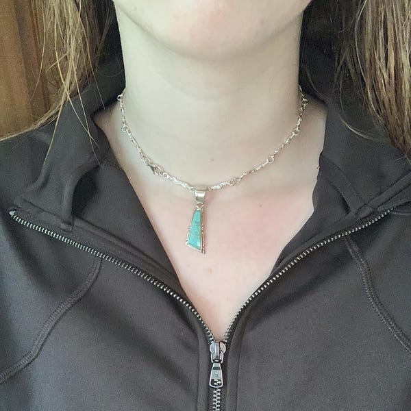 Handmade Silver Choker Chain • Dainty Choker Sterling Silver Twisted ...