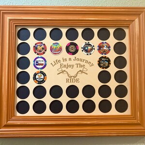 Personalized Engraved Poker Chip Frame Display Insert Fits 36 - Etsy