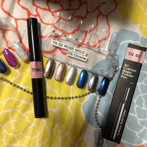 Blue Chrome Powder Metallic Pigment for Nail Art 0.5g - Etsy