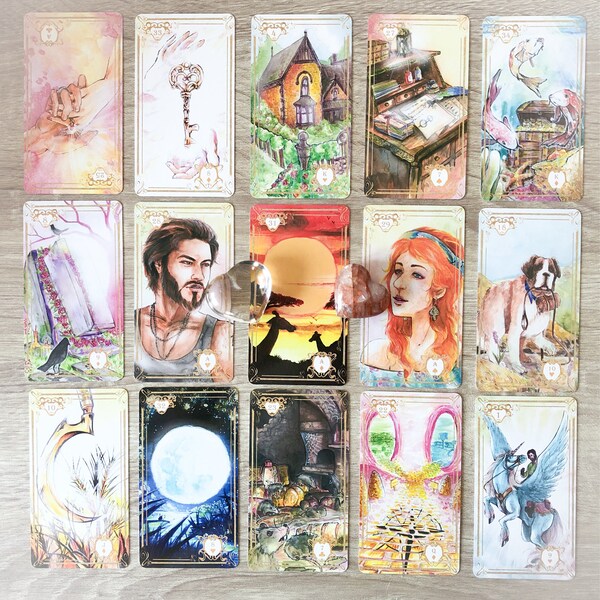 Lenormand Deck, Oracle Deck, Lenormand, Tarot Deck, Lenormand Cards, 36 ...