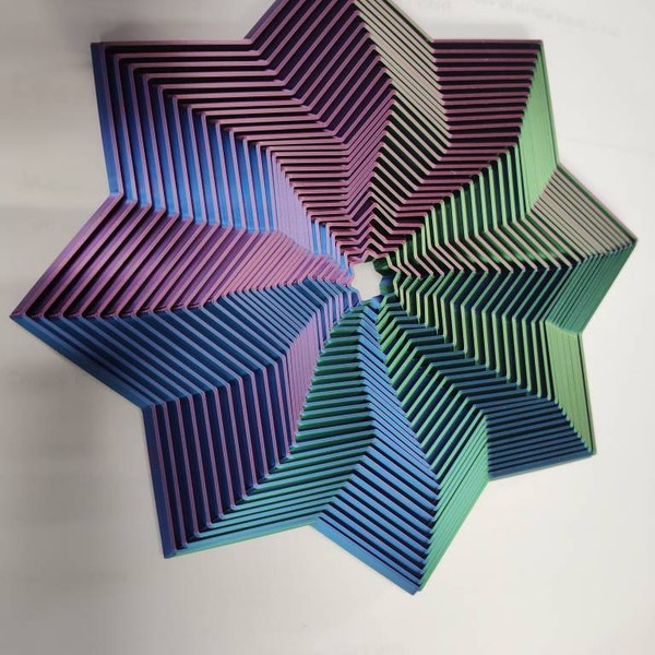 Icosahedron 3D Printed Model 20 Sided Polyhedron 4 Inch - Etsy