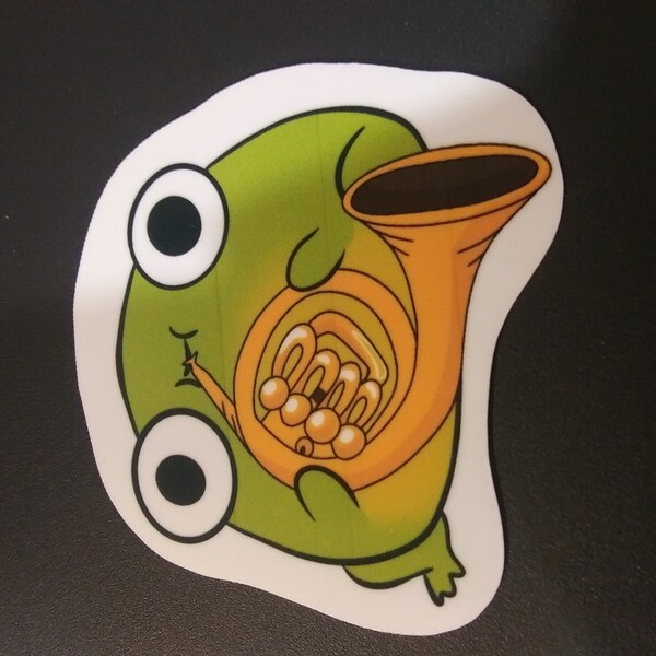 Jazz Combo Frog Sticker Pack - Etsy
