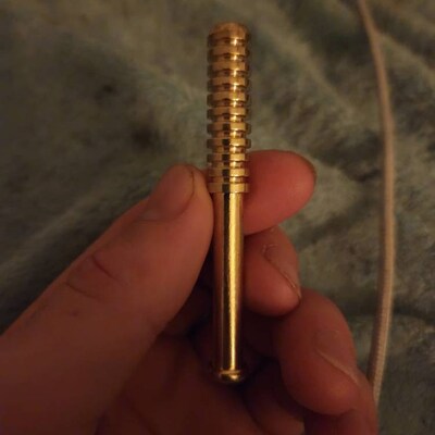 2 & 3 Brass One Hitter Bats Solid Brass Lasts a Lifetime-yes-these Are ...