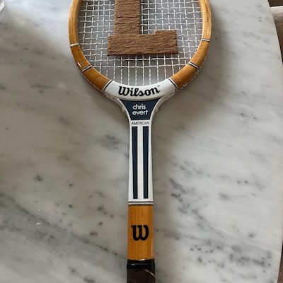 Amorvincittennisembroidered Vintage Tennis Racket Presstennis Giftlove ...