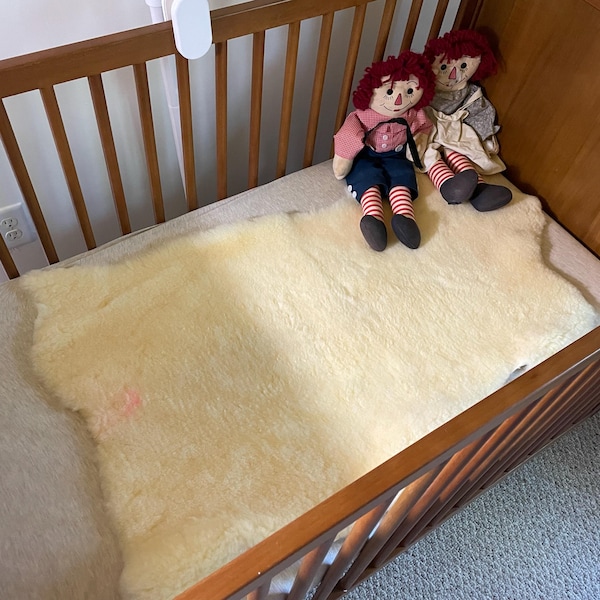 Gotland Sheepskin.curly Sheepskin Natural Tanned Handmade Sheepskin Rug ...