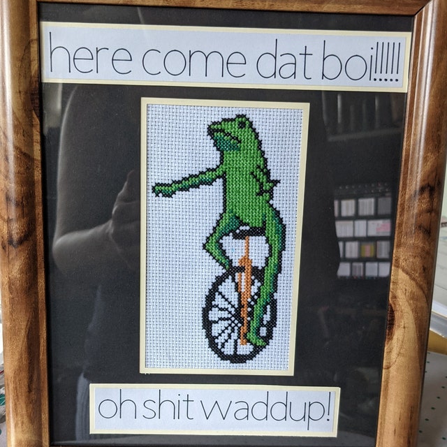 Dank Meme Shirt Dat Boi: Frog On Unicycle - Meme - Tapestry Shirt Funny ...