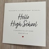 Middle School Graduation Card, for Girl, for Boy, Personalized Middle ...