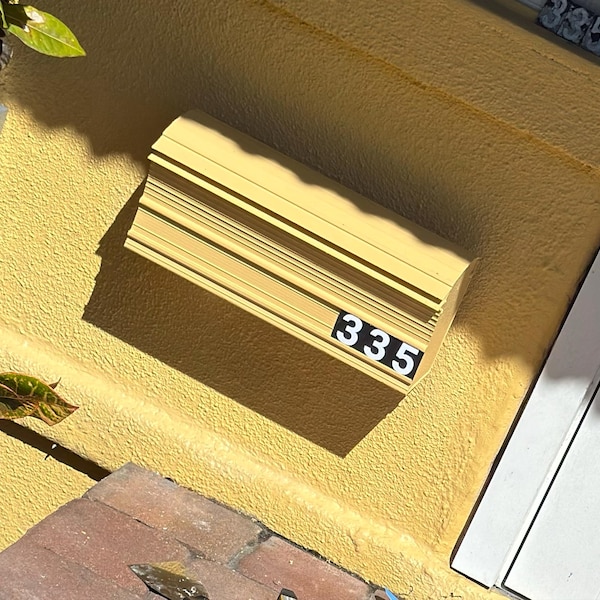 Custom Name Plate for Mailbox With Adhesive Tape - No Junk Mail! - Etsy