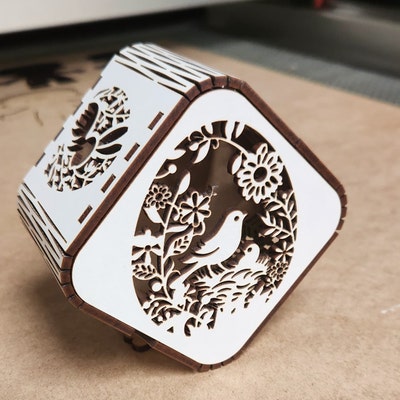 Easter Elegance: Laser-cut Box Design for Stylish Decor and Thoughtful ...