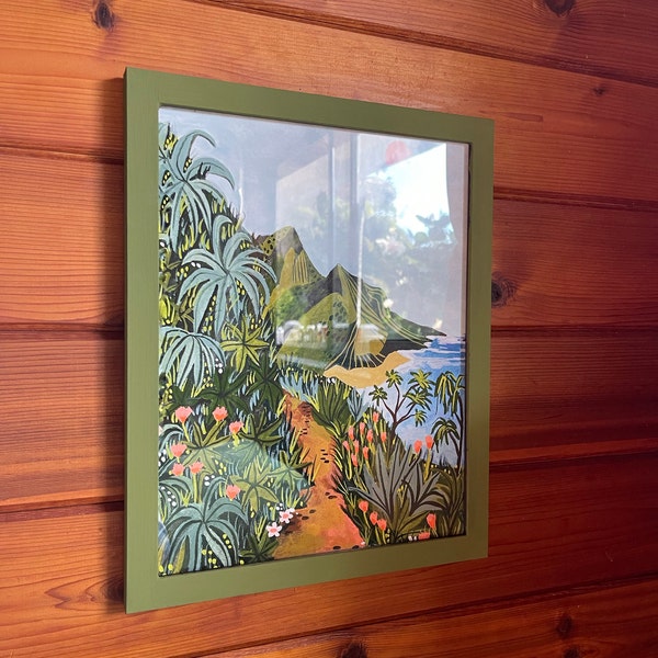 Napali Coast: Wall Art, Art Print, Napali, Hawaii, Kauai, Tropical Art ...