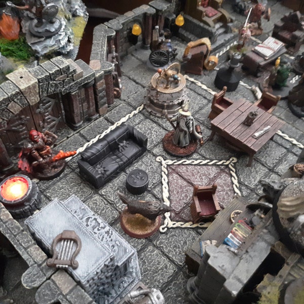 Painted Post Apocalyptic Scatter Terrain | Hand-painted Wargaming ...
