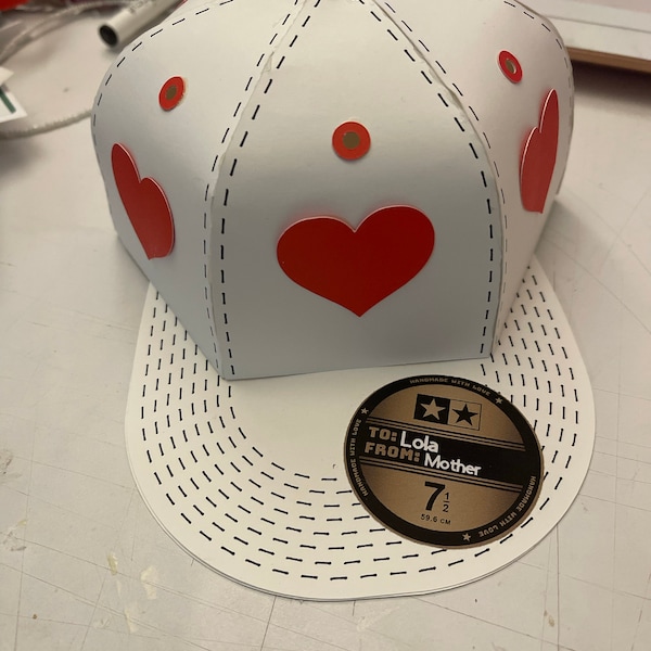Baseball Cap Box SVG File 3D Gift Box Favour Box Favor SVG Template Dxf ...