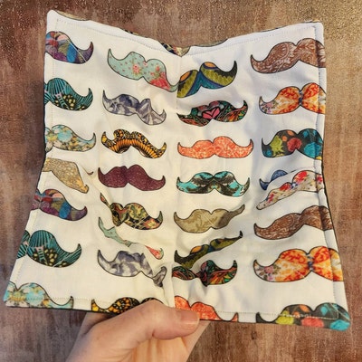 Mustache Mania Fabric Mustache Mania by Biancagreen - Etsy