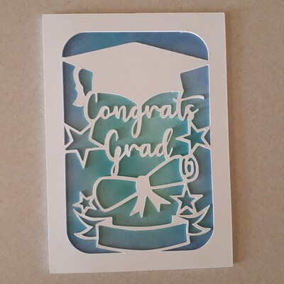 Personalized Graduation Card, SVG Cut File - Etsy
