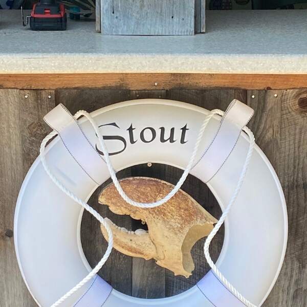 Decorative Life Ring / Custom Life Ring / Nautical Decor for Wall ...