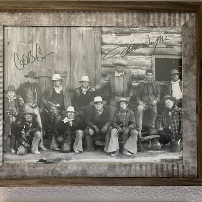 GUNSMOKE Autograph 8 X 10 Photo Reprint of Cast Members - Etsy