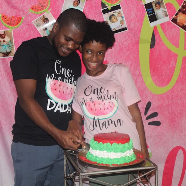 One in a Melon Mom Shirts - Unisex Adult Shirt - Birthday Shirt for Mom ...