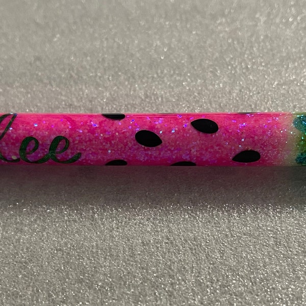 Watermelon Glitter Pen || Inkjoy Glitter Pen || Refillable Gel Pen ...