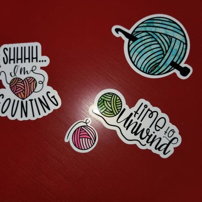 Crochet Stickers,crochet Sticker Pack,artsy Arthurs,hooked on Crochet ...