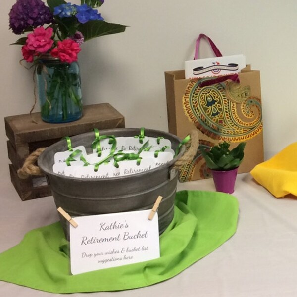 8 Handmade Retirement Wishing Tree Tags / Bookmarks / Retirement Wishes ...