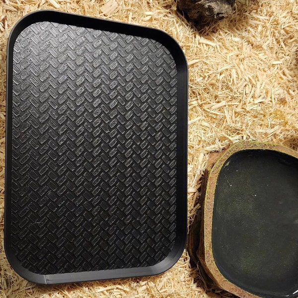 3D Printed Snake Feeding Dish. Reptile Food Dish. Cafeteria Tray for ...