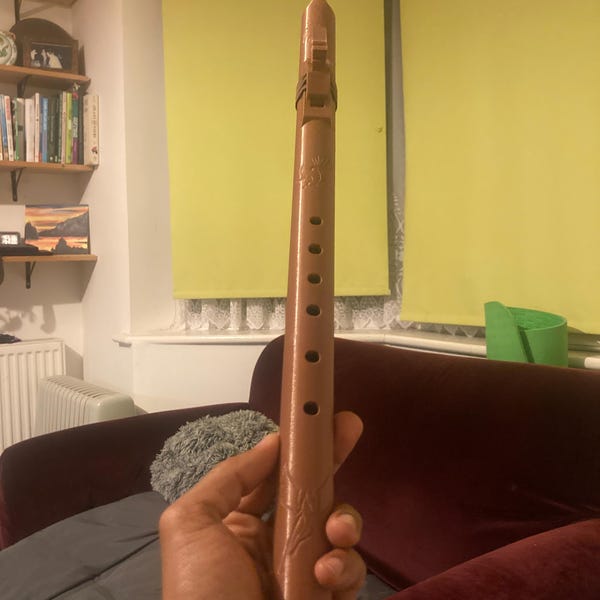 3D Printed Triple Flute, Key of G, Native American Style - Etsy
