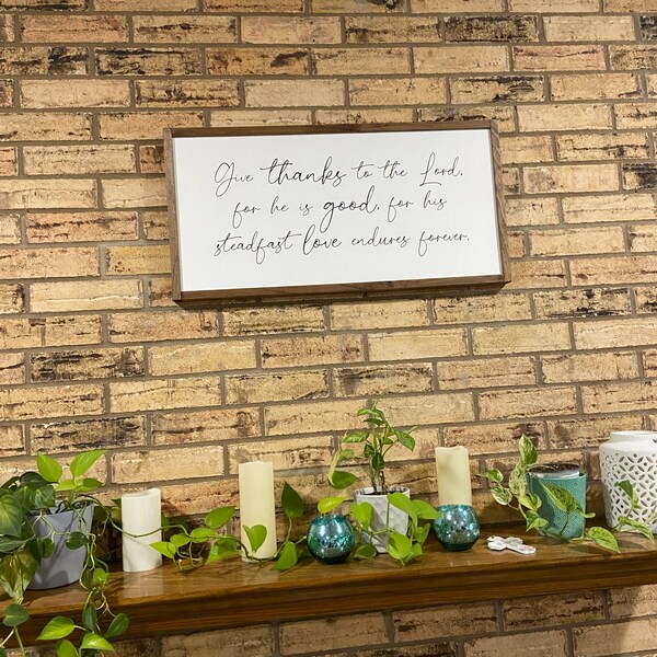 Custom Bible Verse Wall Art-custom Scripture-wood Framed Sign ...