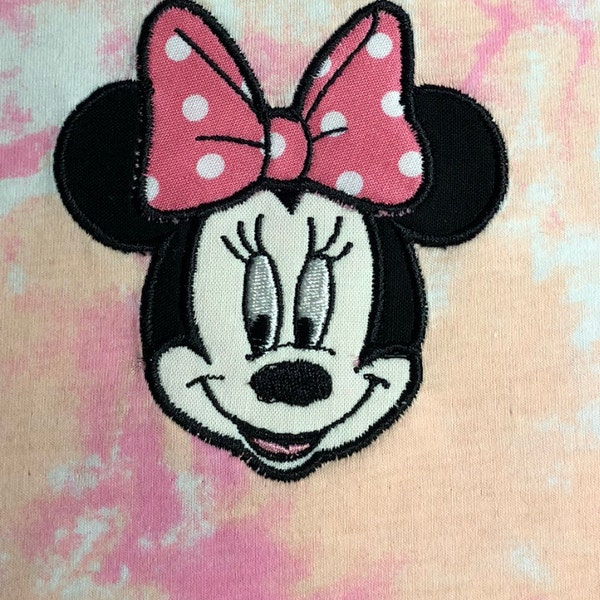 Minnie Mouse Applique Design - Minnie Applique Design - Minnie Face ...