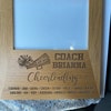 Personalized Cheerleading Coach Frame, Gift for Cheerleading Coach ...