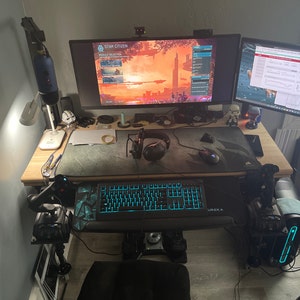 VKB Gladiator Desk Mount STL - Etsy