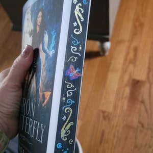 SIGNED: the Fragile Threads of Power Hand-painted BOOK EDGES V E Schwab ...