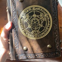Skyrim Leather Journal - 8 X 10 Inches Large - 600 Blank Pages ...