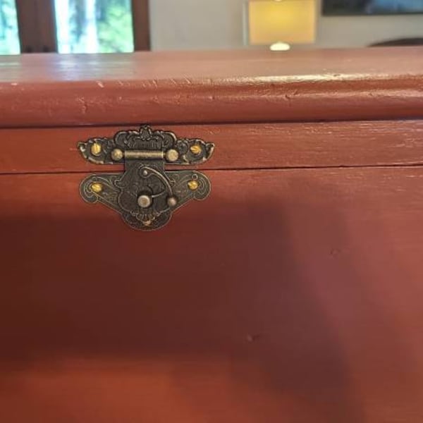 Metal Wooden Box Luggage Lock,hook Box Lock,jewelry Box Latch,gift ...