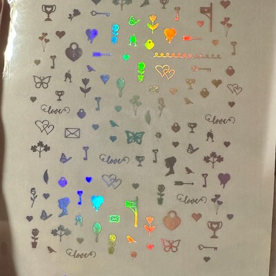 Tiny Scattered Love Stickers, Tiny Stickers, Tiny Valentine Stickers ...