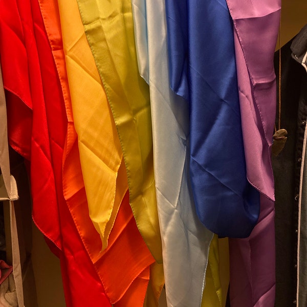 Fall Color Play Scarves - Set of 4 Vegan Playsilks - for Open-ended ...