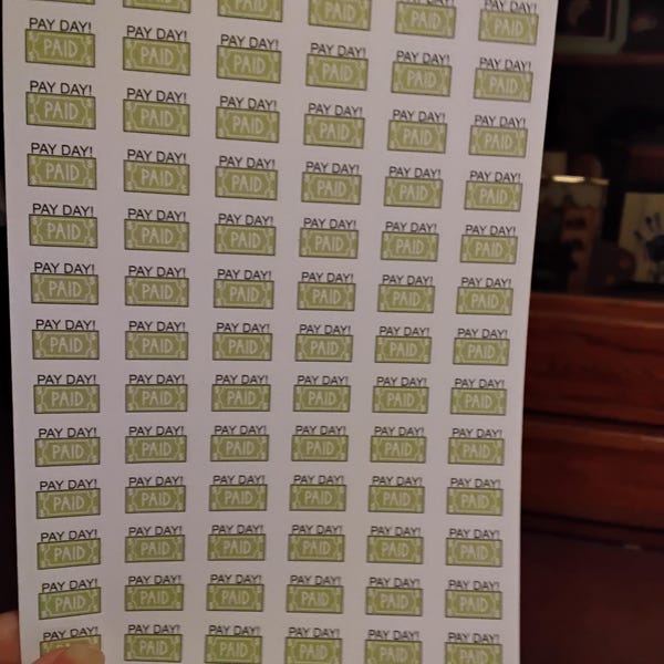 Box Stickers Square Stickers Planner Stickers GH-287 - Etsy