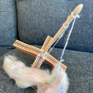 5/8 Maple Mini Glider Turkish Drop Spindle - Etsy