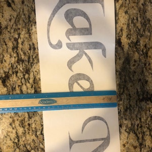 Custom Vinyl Lettering Decal Sticker Outdoor Use on Auto Car - Etsy